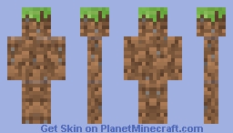 Grass block (2010) old Minecraft Skin