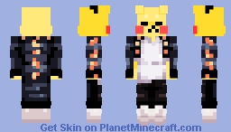 Capitão pikachu Minecraft Skin