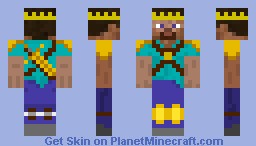 king steve Minecraft Skin