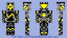 Electric Robot YELLOW Minecraft Skin