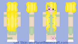 Pink Flower Minecraft Skin