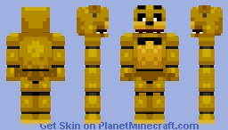 Golden freddy Minecraft Skin