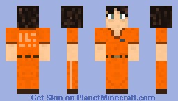 Chell (from portal) Minecraft Skin