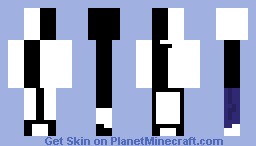 Black & white Minecraft Skin