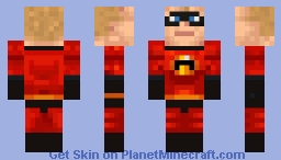 The Incredibles 2.Mr.Incredible Minecraft Skin