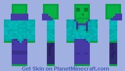 Slime Ball Steve Minecraft Skin