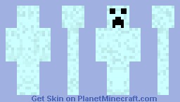 Ice creeper Minecraft Skin