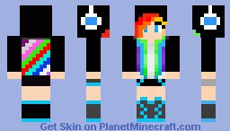rainbow fizz Minecraft Skin