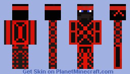 red ninja Minecraft Skin