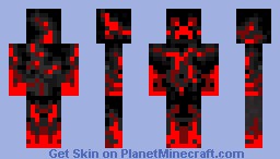 fire creeper Minecraft Skin