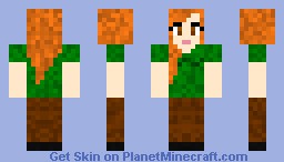 Ginger Girl Minecraft Skin