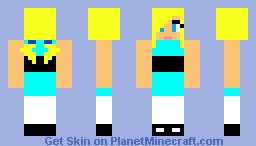 Bubbles PowerPuff Girls Minecraft Skin