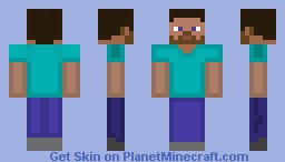 Clean Steve Minecraft Skin