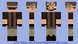 WWII Soviet solider Minecraft Skin