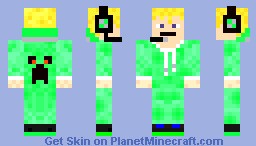 green gamer Minecraft Skin