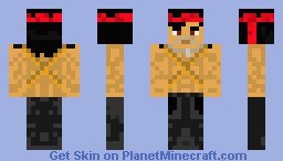 John Rambo Minecraft Skin