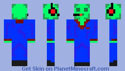 Slime Gamer Minecraft Skin