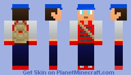 Adventurer-Old School Shading Minecraft Skin