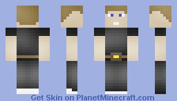 Black Shirt Minecraft Skin