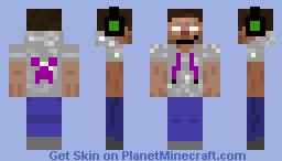 Cool Herobrine Minecraft Skin