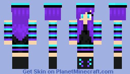 ~Luckeh~ Lucki in Blue **Personal** Minecraft Skin