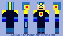 MegaMan.exe Minecraft Skin