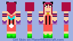 Nanoha Takamachi Minecraft Skin