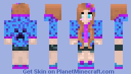 Purple Creeper Minecraft Skin