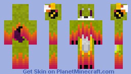 Techno Fox Minecraft Skin