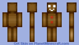 Gingerbread Man Minecraft Skin