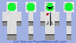 Alien in a suit Minecraft Skin