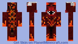 Fire Dragon Minecraft Skin