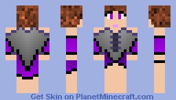 Purple Heart Minecraft Skin