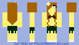 Hawaiian Hula Girl Minecraft Skin