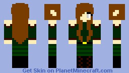 Santa's Christmas Elf Girl Minecraft Skin