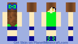 OutDoor girl Minecraft Skin