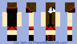 Pretty hood girl Minecraft Skin