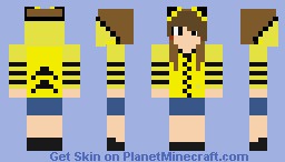 Pikachu Girl Minecraft Skin