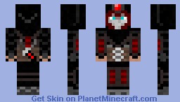 Assassin Black/Red Minecraft Skin