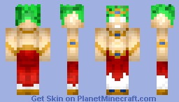 Broly The Legendary SSJ Minecraft Skin