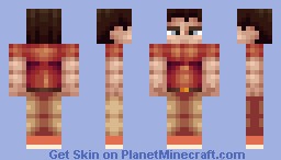 Such strong, very muscles wow Minecraft Skin