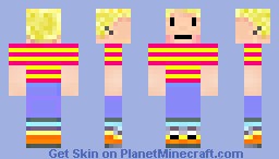 Lucas (earthbound) Minecraft Skin