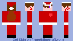 A santa Minecraft Skin