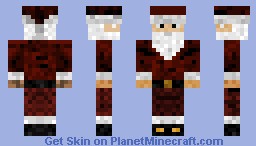 Santa with Cap. Minecraft Skin