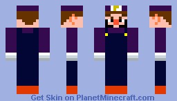 Waluigi Minecraft Skin