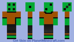 Cube Man Minecraft Skin