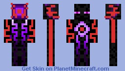 Flaming-Shadow Minecraft Skin