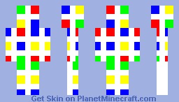 CUBE MAN Minecraft Skin