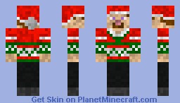 Christmas Steve Minecraft Skin