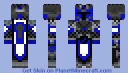 Blue knight Minecraft Skin